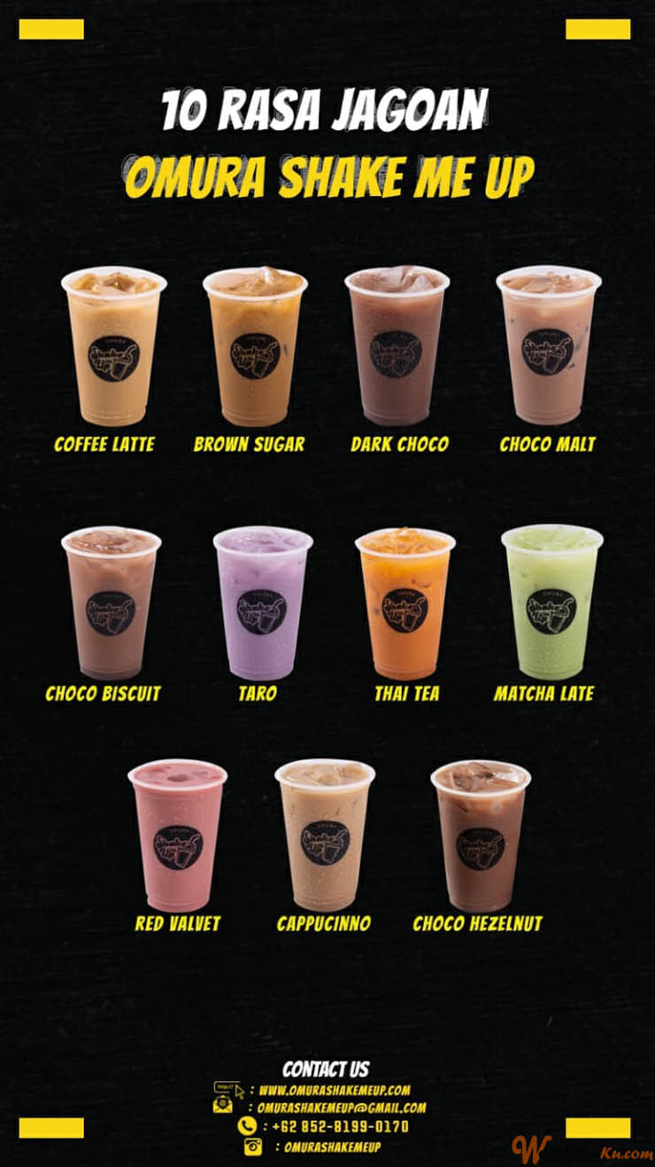 Franchise OMURA SHAKE ME UP | Peluang Bisnis Minuman - Waralaba Ku