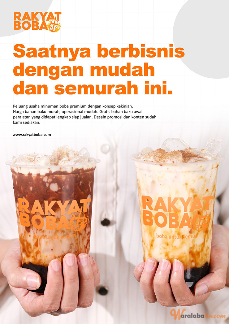 Franchise Rakyat Boba | Peluang Bisnis Minuman - Waralaba Ku