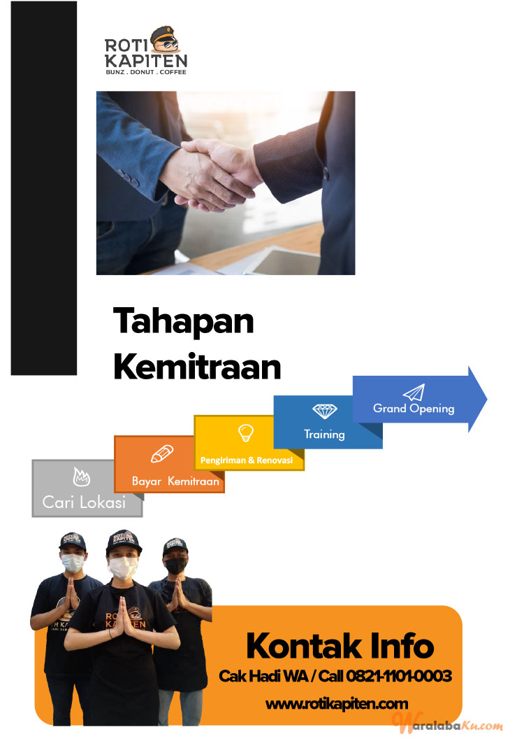 Franchise ROTI KAPITEN | Peluang Bisnis Roti Buns Donat Snack Kopi ...